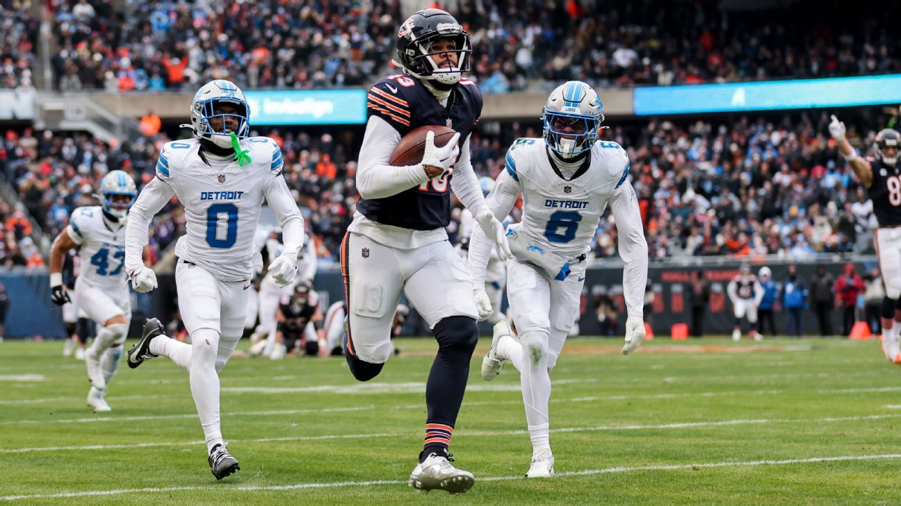 Bears' Caleb Williams finds Keenan Allen for 45-yard touchdown - ESPN