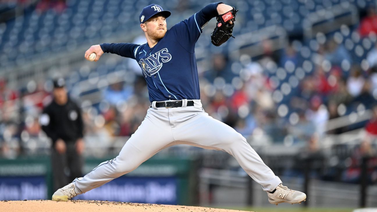 Tampa Bay Rays pacta 2 años con relevista Drew Rasmussen - ESPN