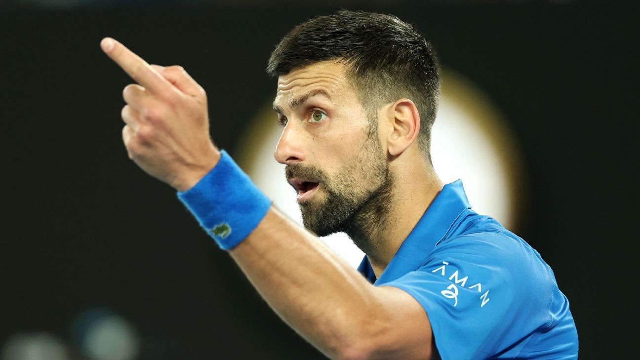 Pelea y reconciliación: Novak Djokovic, el actor principal - ESPN