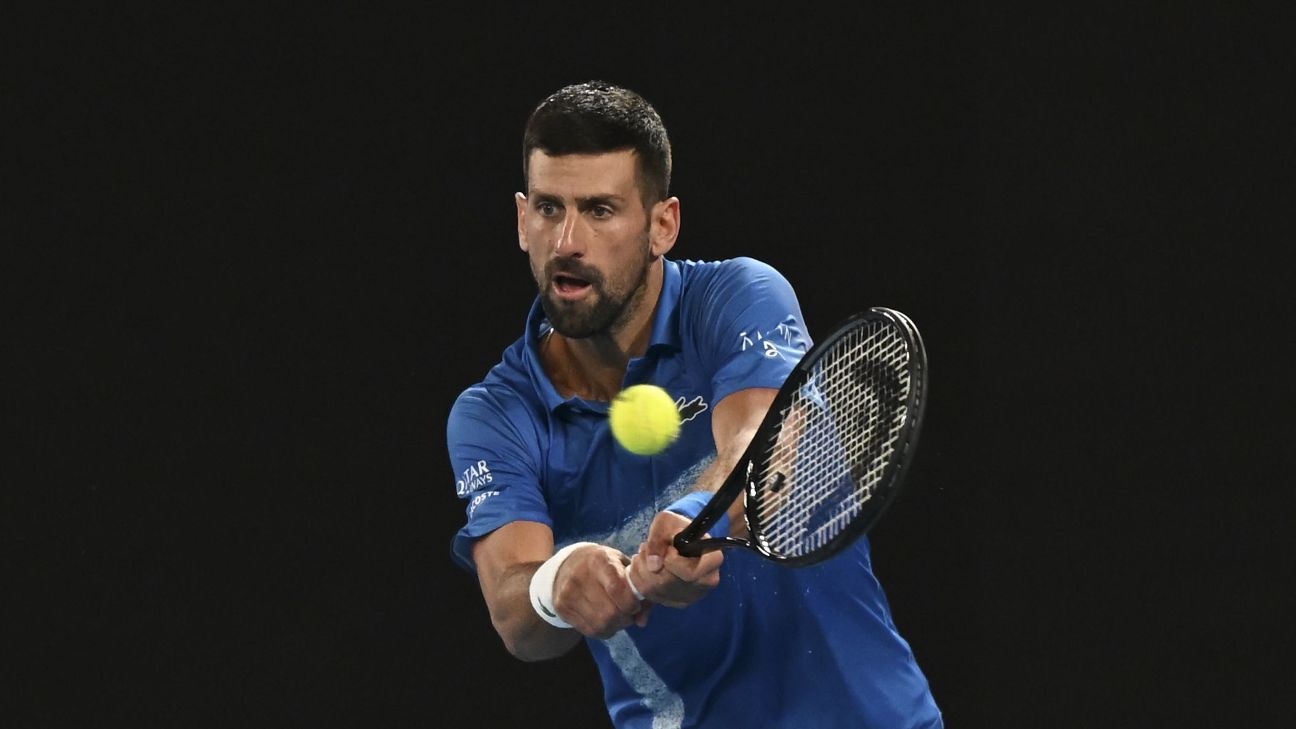 Novak Djokovic viajará a Doha para disputar el ATP 500 - ESPN