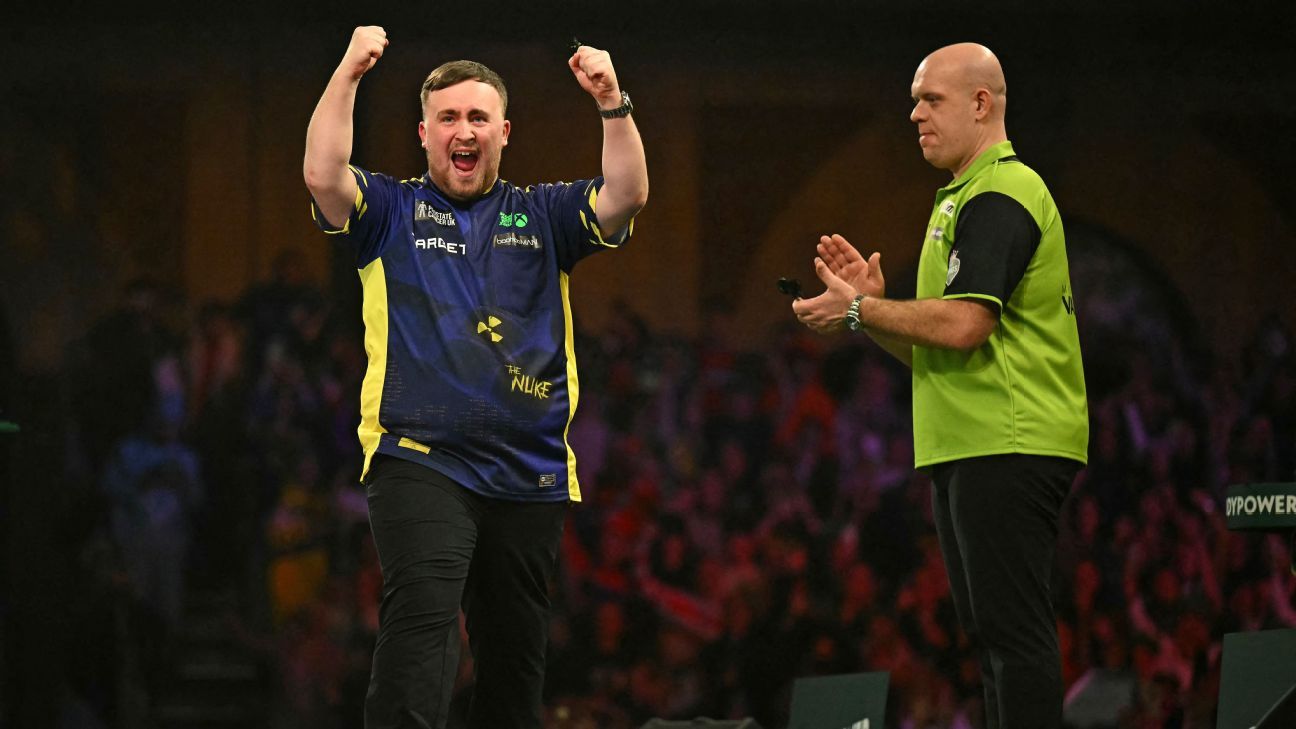 Luke Littler to open Premier League defence against Michael van Gerwen - ESPN