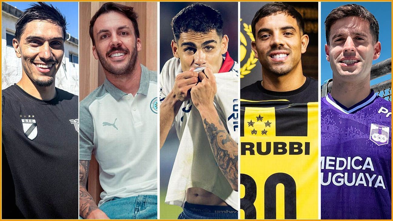 Las altas y bajas del fútbol uruguayo para la temporada 2025 - ESPN
