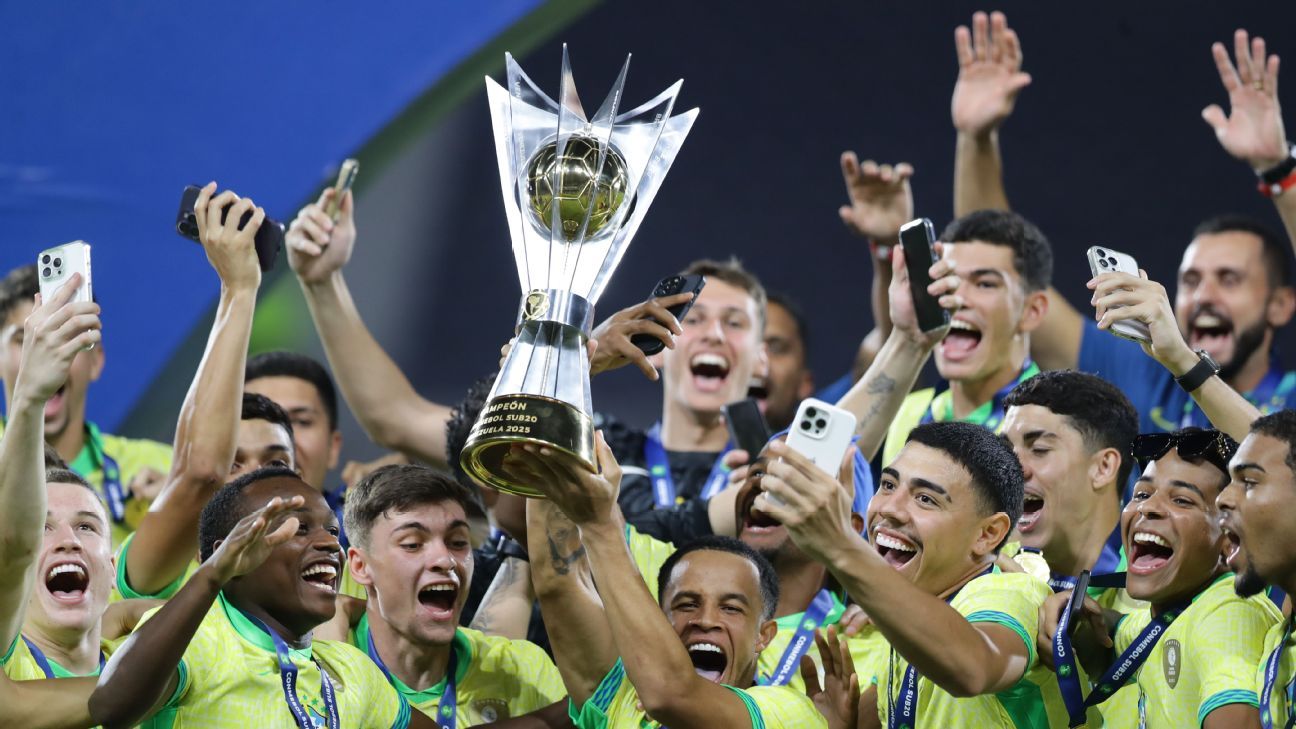 Historial de campeones del Sudamericano Sub 20 - ESPN