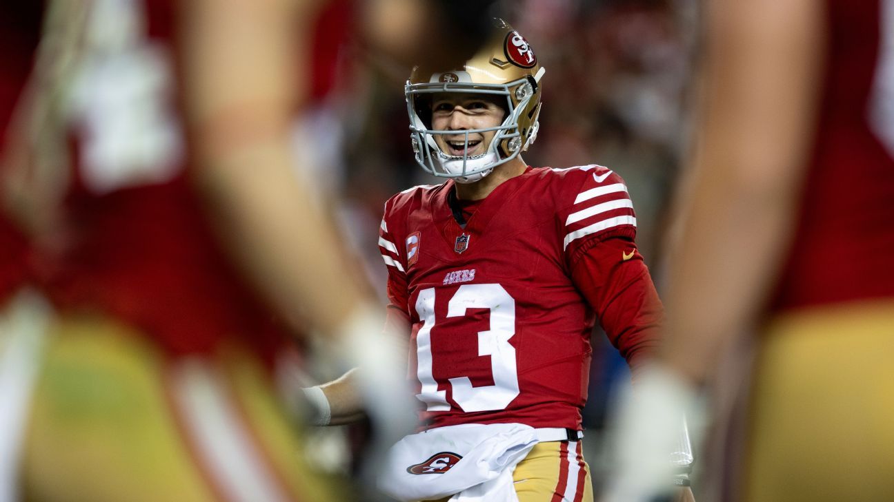 49ers ya negocian la extensión de contrato de Brock Purdy - ESPN