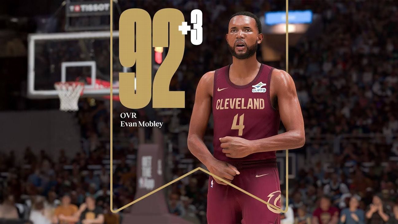 Evan Mobley makes gains in latest NBA 2K25 ratings update - ESPN
