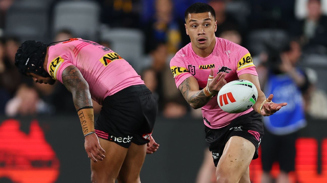 Penrith hand Toelau first start as NRL halfback - ESPN