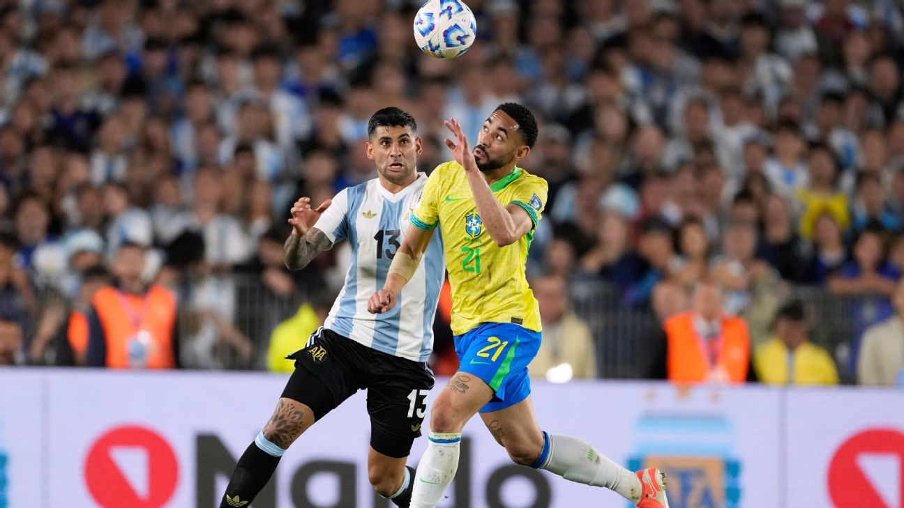 La tabla "moderna" de los Mundiales: Brasil y Argentina están ...