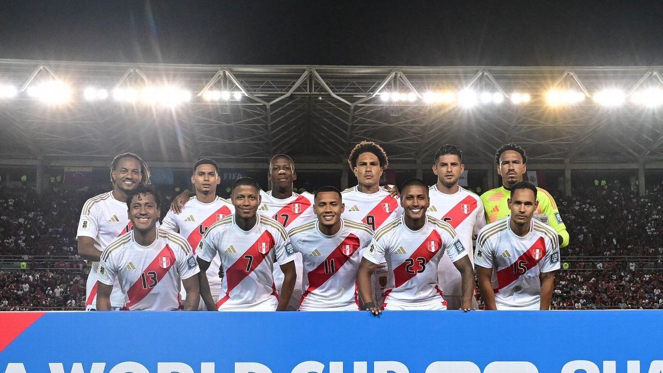 Así está Perú en la tabla de las Eliminatorias al Mundial 2026 - ESPN