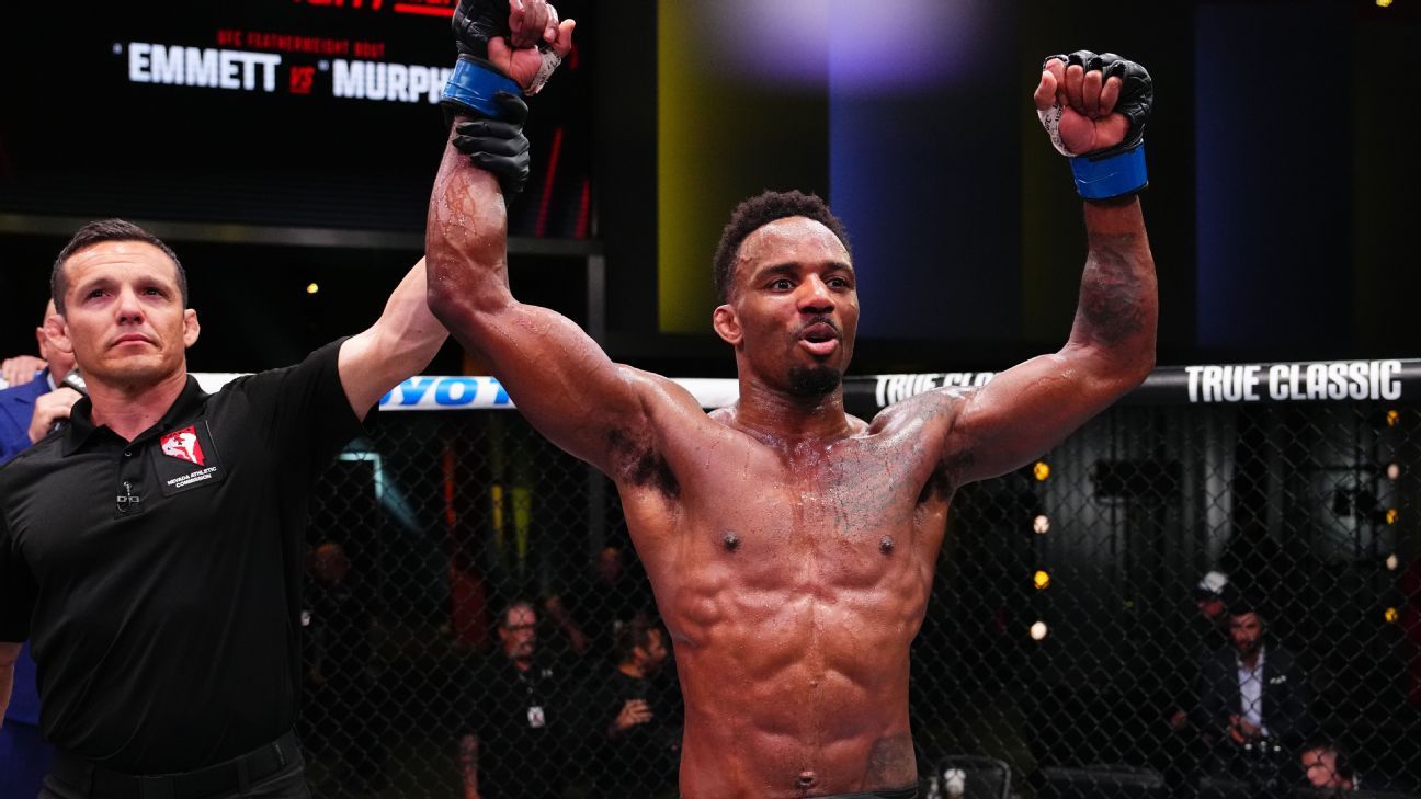 UFC Fight Night: Murphy sigue invicto tras victoria sobre Emmett - ESPN