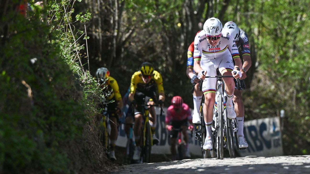 Pogacar wins Tour of Flanders, Kopecky makes history in women's race - ESPN