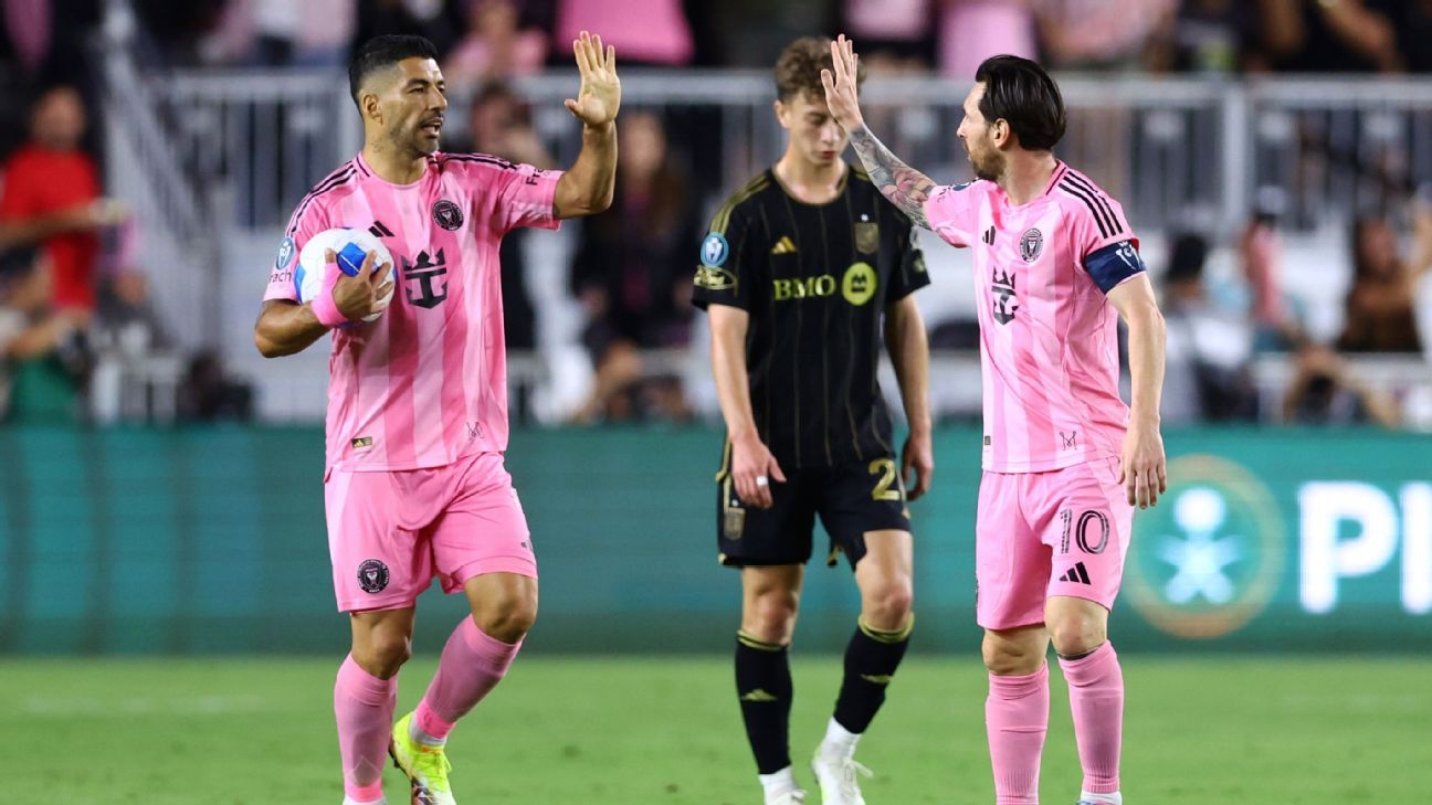 Gracias a Messi, Inter Miami derrotó a LAFC y pasó a semifinales en la CONCACAF Champions Cup - ESPN