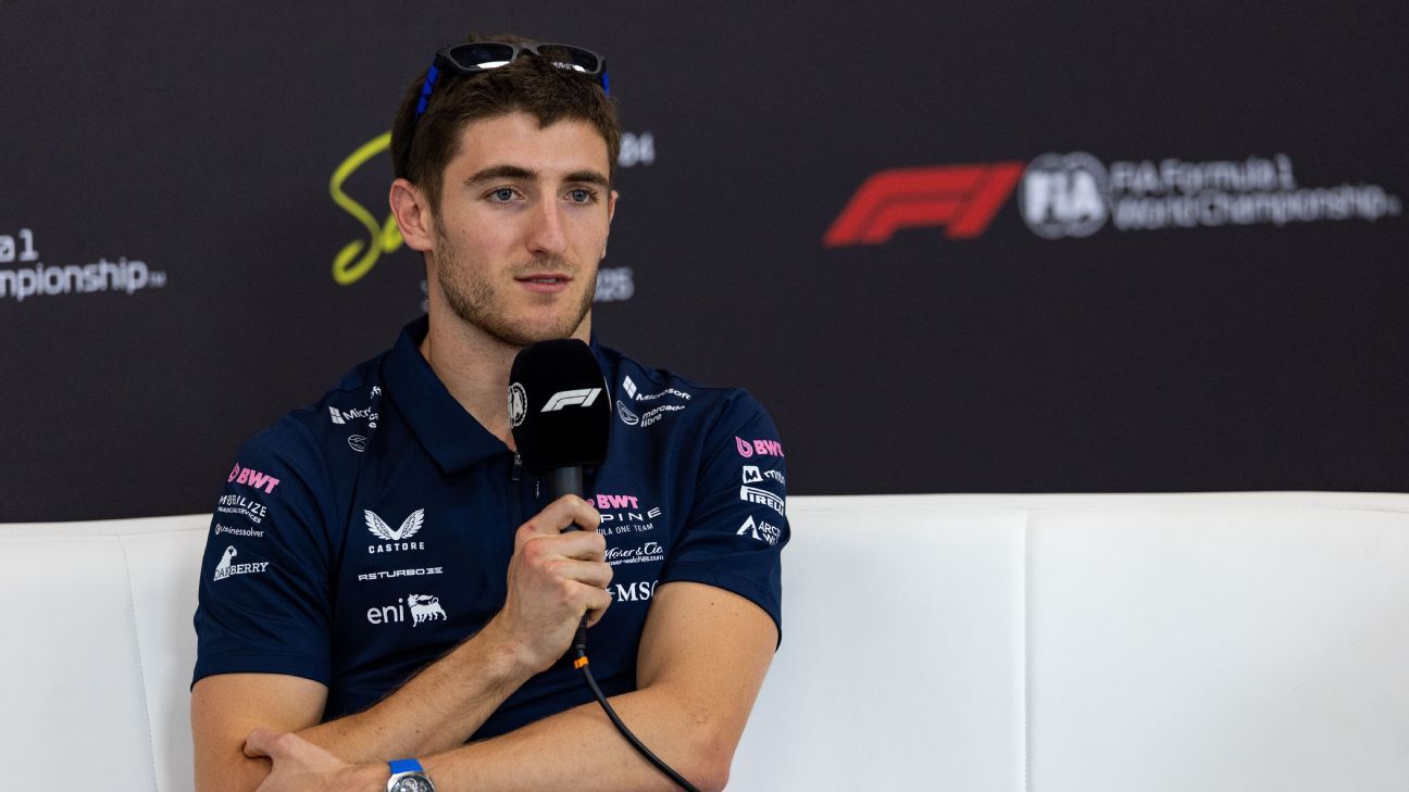 F1: Jack Doohan está listo para correr en Baréin - ESPN