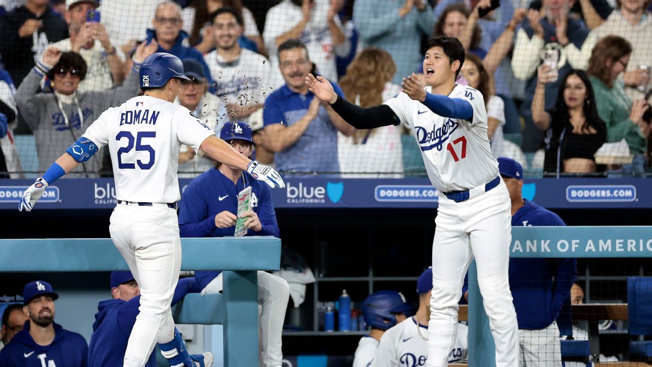 Dodgers: Cómo se compara el inicio con el de los mejores equipos - ESPN
