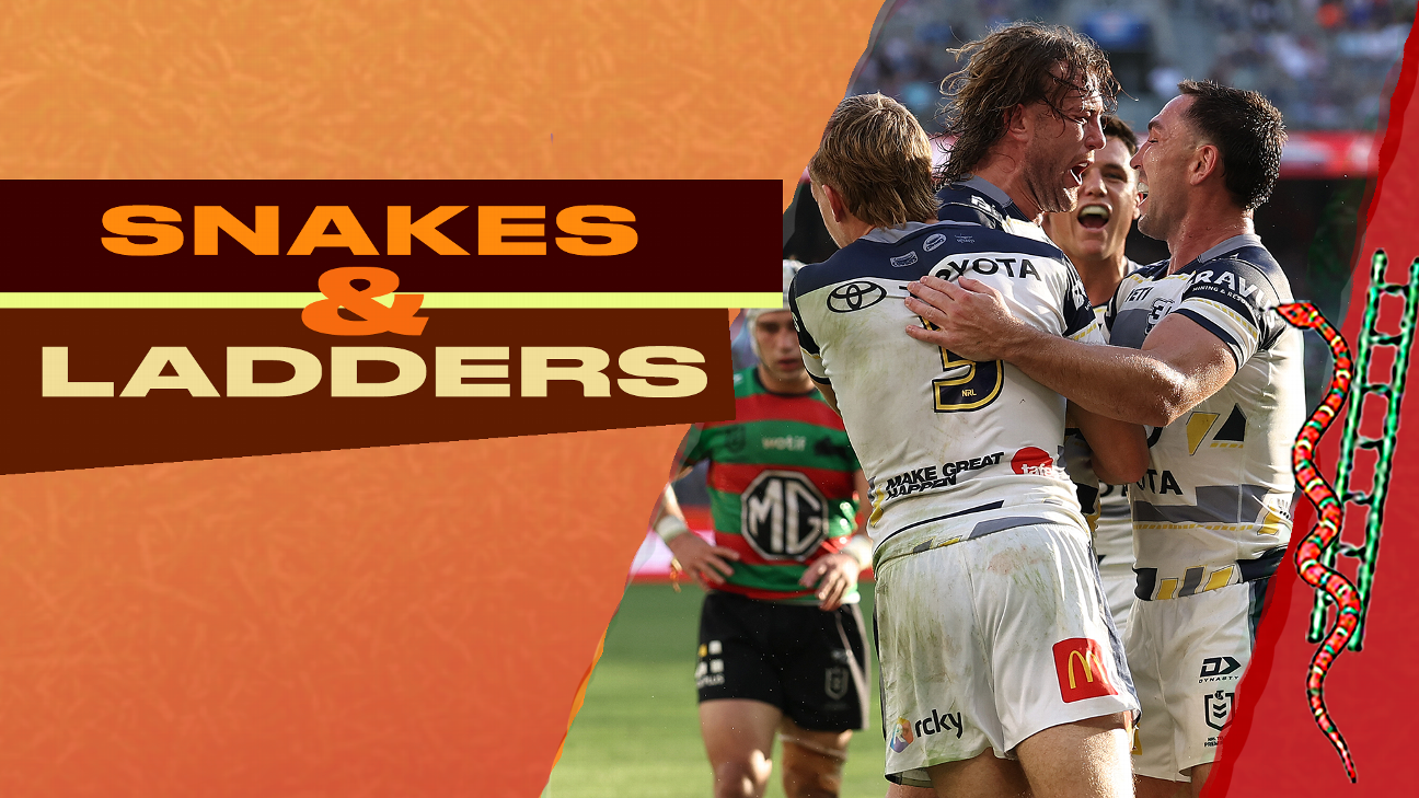 NRL Snakes and Ladders: Warriors slide, Cowboys rise - ESPN