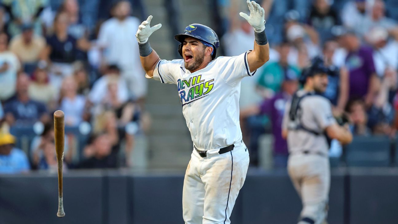 Jonathan Aranda con walkoff histórico y debut de Tirso Ornelas - ESPN