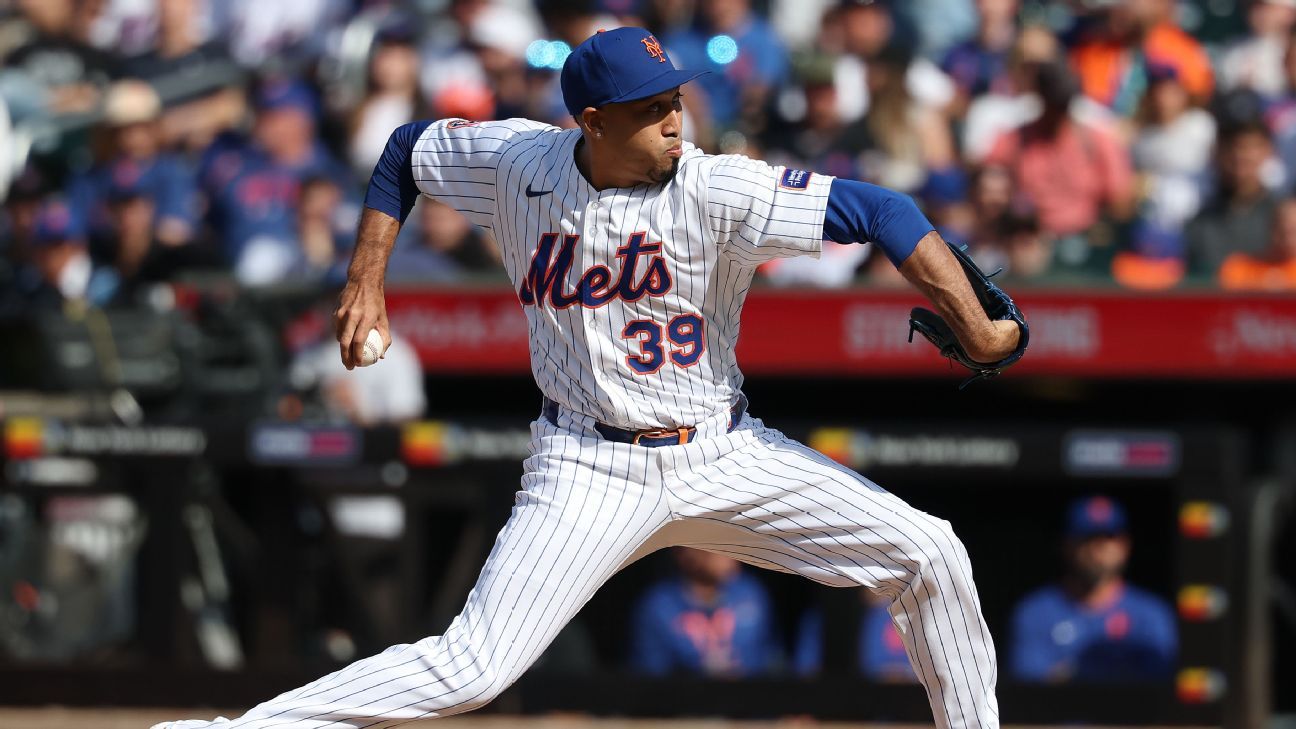 Edwin Díaz, "bien" tras abandonar el juego de Mets - ESPN
