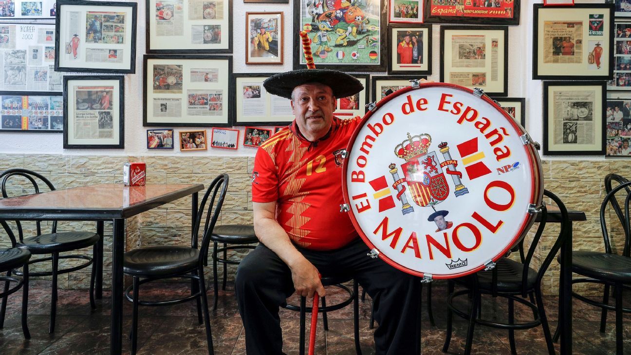 Muere Manolo 'El del bombo', fiel fan de la selección de España - ESPN
