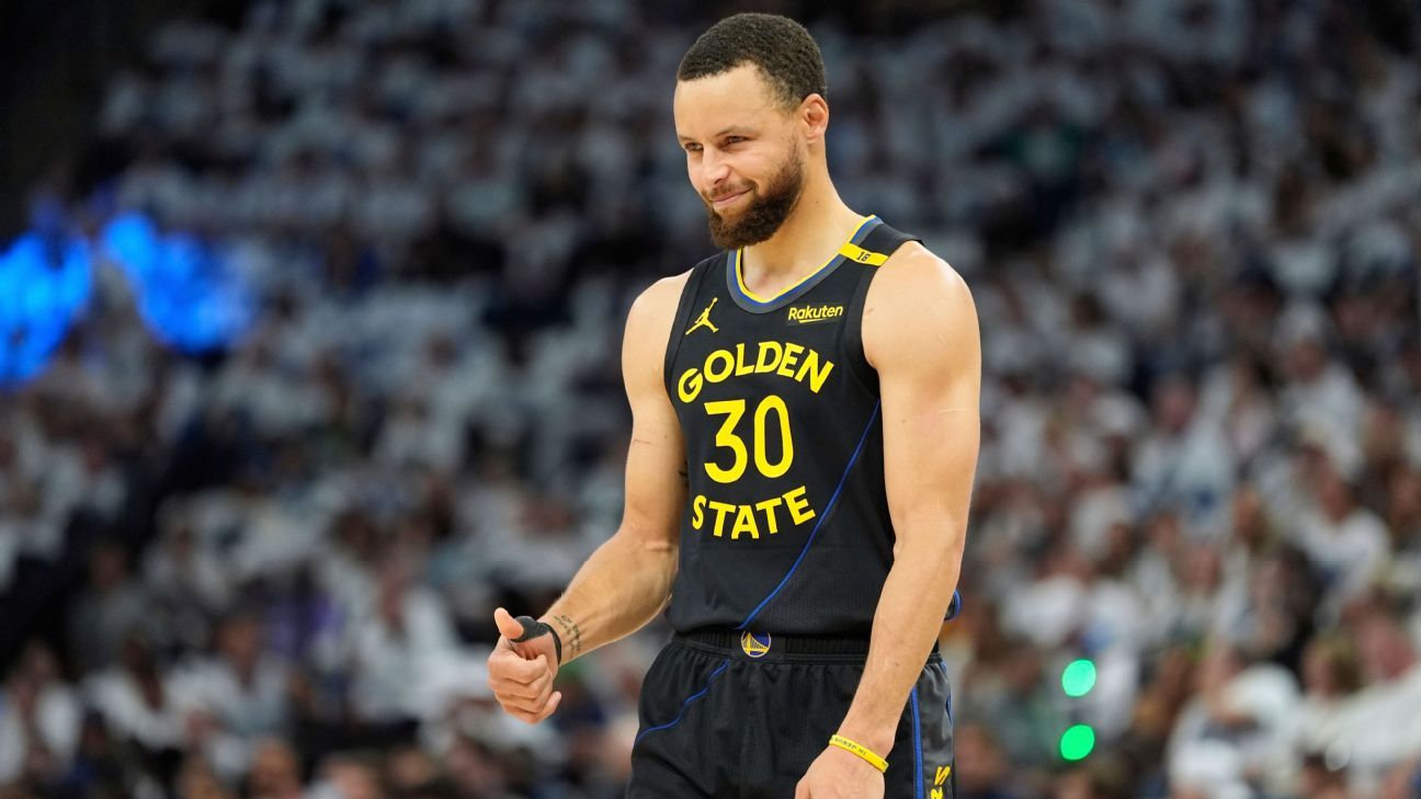 Warriors: Steph Curry se lesiona (corva), en duda para el Juego 2 - ESPN