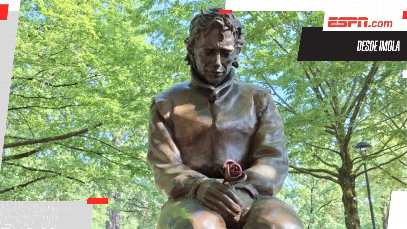 Ayrton Senna, su monumento en Imola, lugar de veneración - ESPN