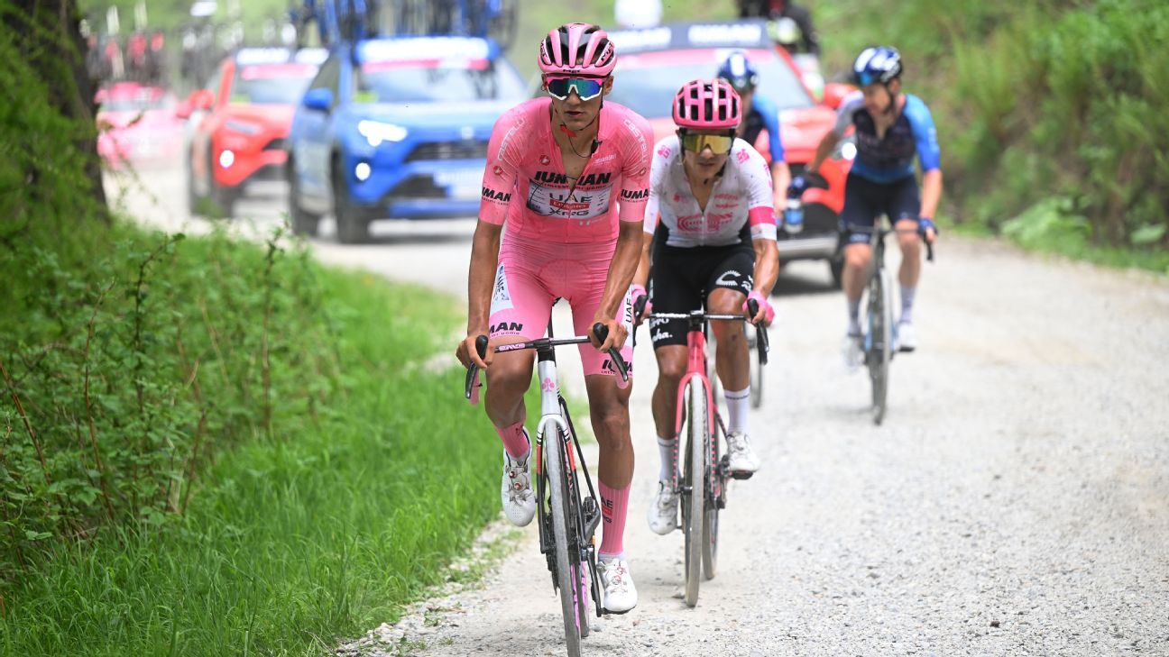 Giro: Del Toro no resistió el ataque de Yates y perdió el liderato - ESPN