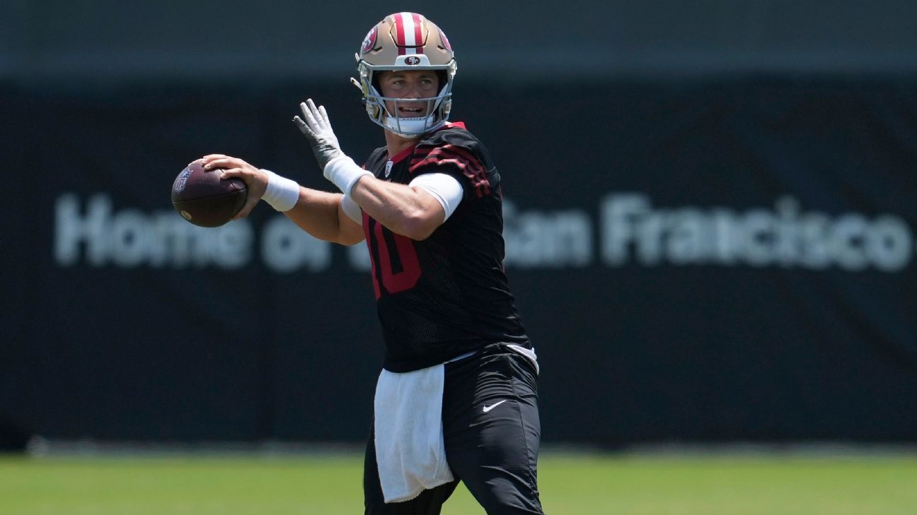 Mac Jones enfocado en revivir su carrera, ahora en 49ers - ESPN
