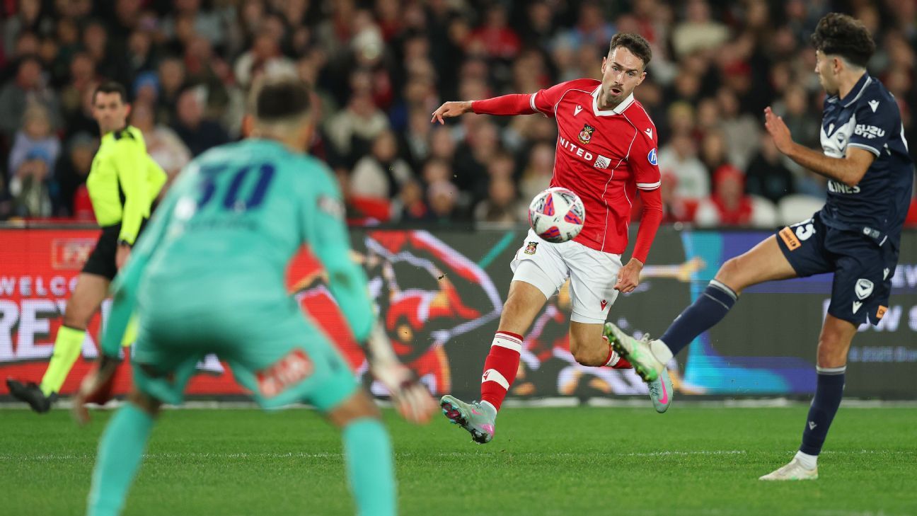 Ryan Hardie on target as Wrexham beat youthful Victory - ESPN