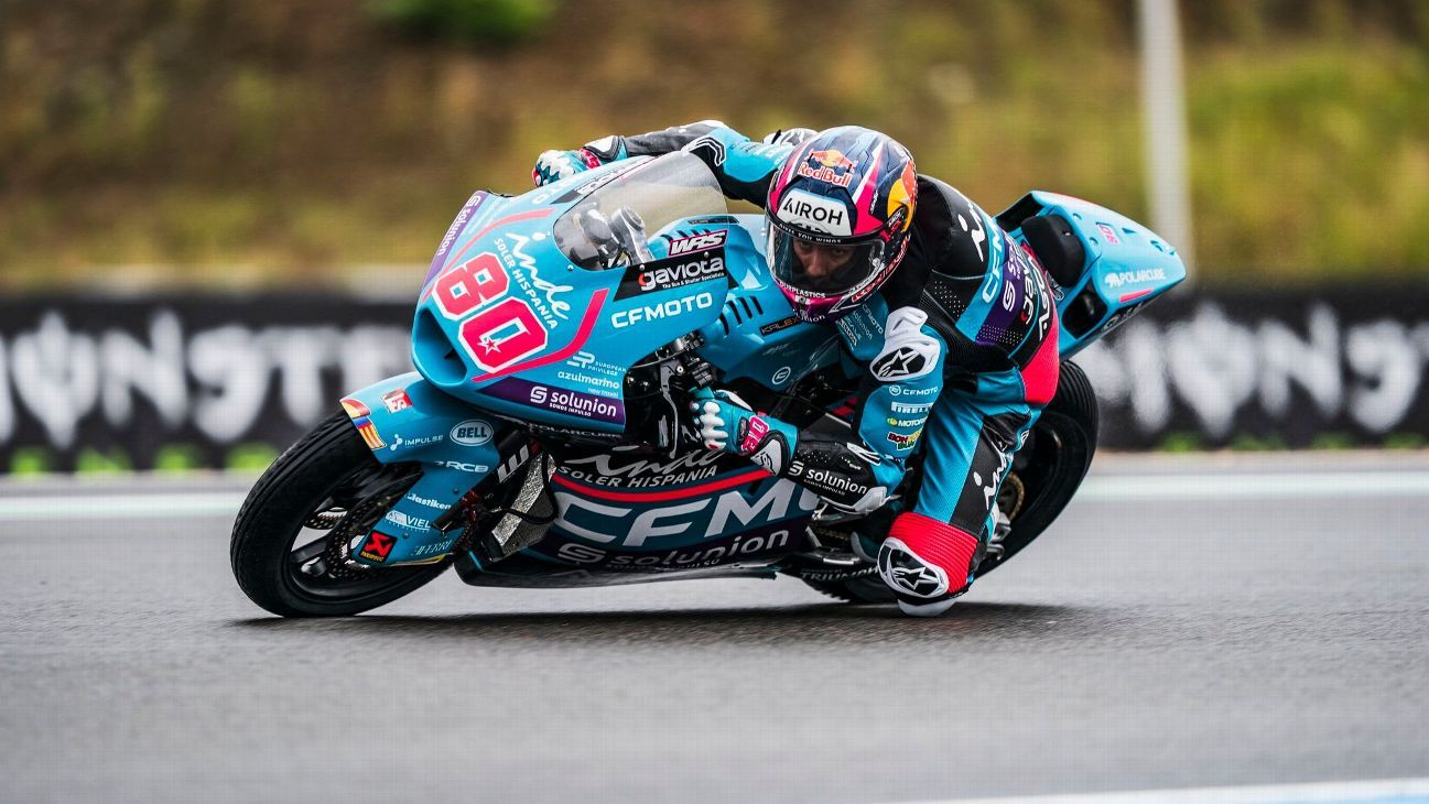 Moto2: David Alonso, desde atrás en el GP de Chequia - ESPN