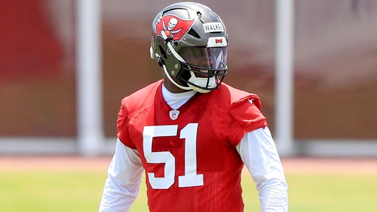 Buccaneers pierden por toda la temporada al novato David Walker - ESPN