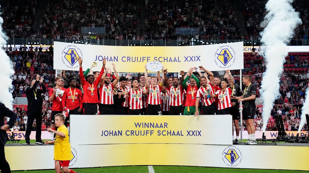 Teruglezen: PSV wint Johan Cruijff Schaal ten koste van Go Ahead Eagles - ESPN