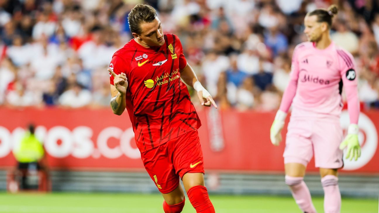 Retegui metió su primer gol en Al-Qadsiah, en el amistoso contra Sevilla - ESPN