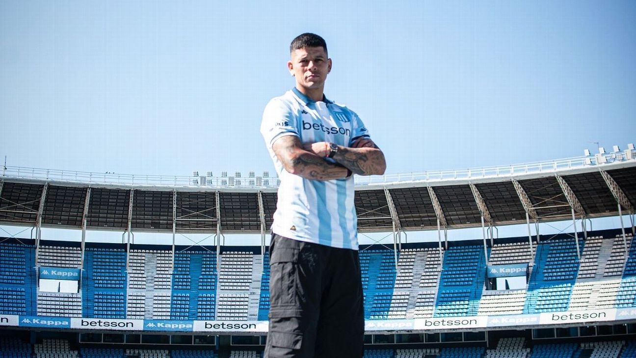 Oficial: Marcos Rojo es nuevo jugador de Racing - ESPN