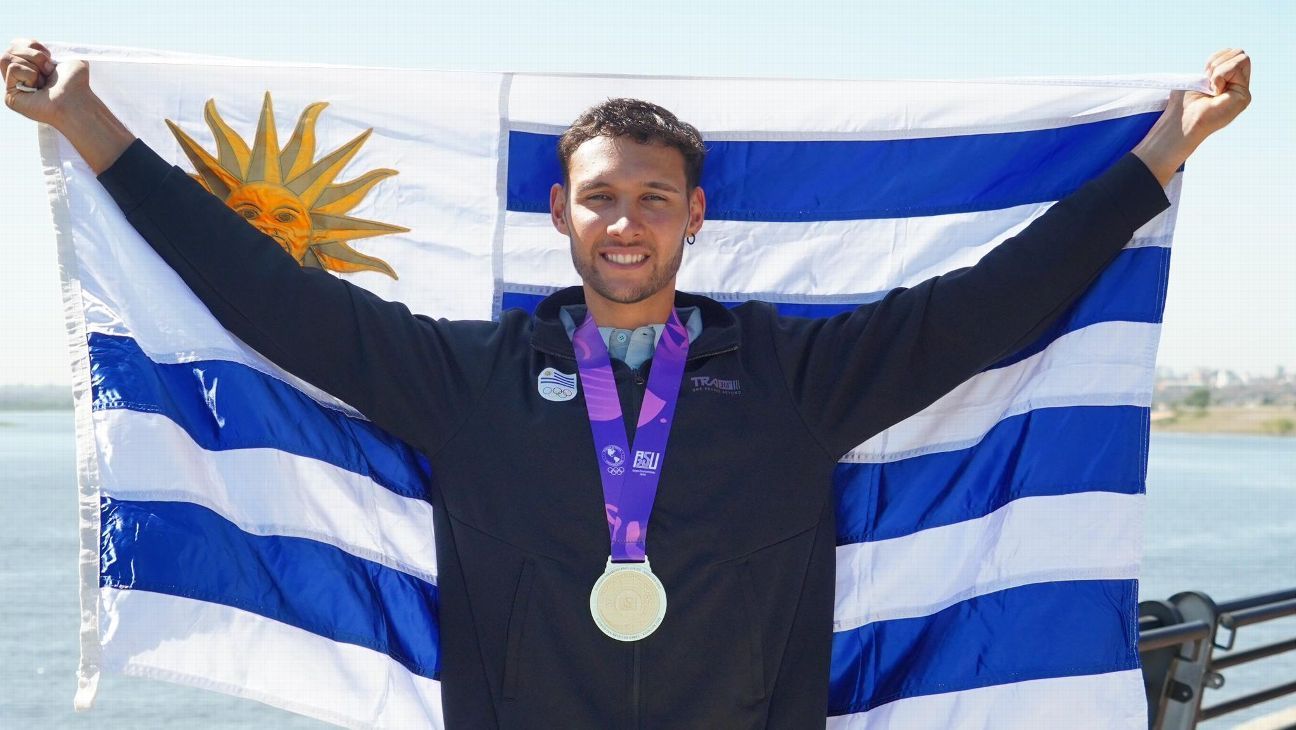 El uruguayo Luciano García ganó medalla de oro de Remo en los Juegos Panamericanos Junior - ESPN