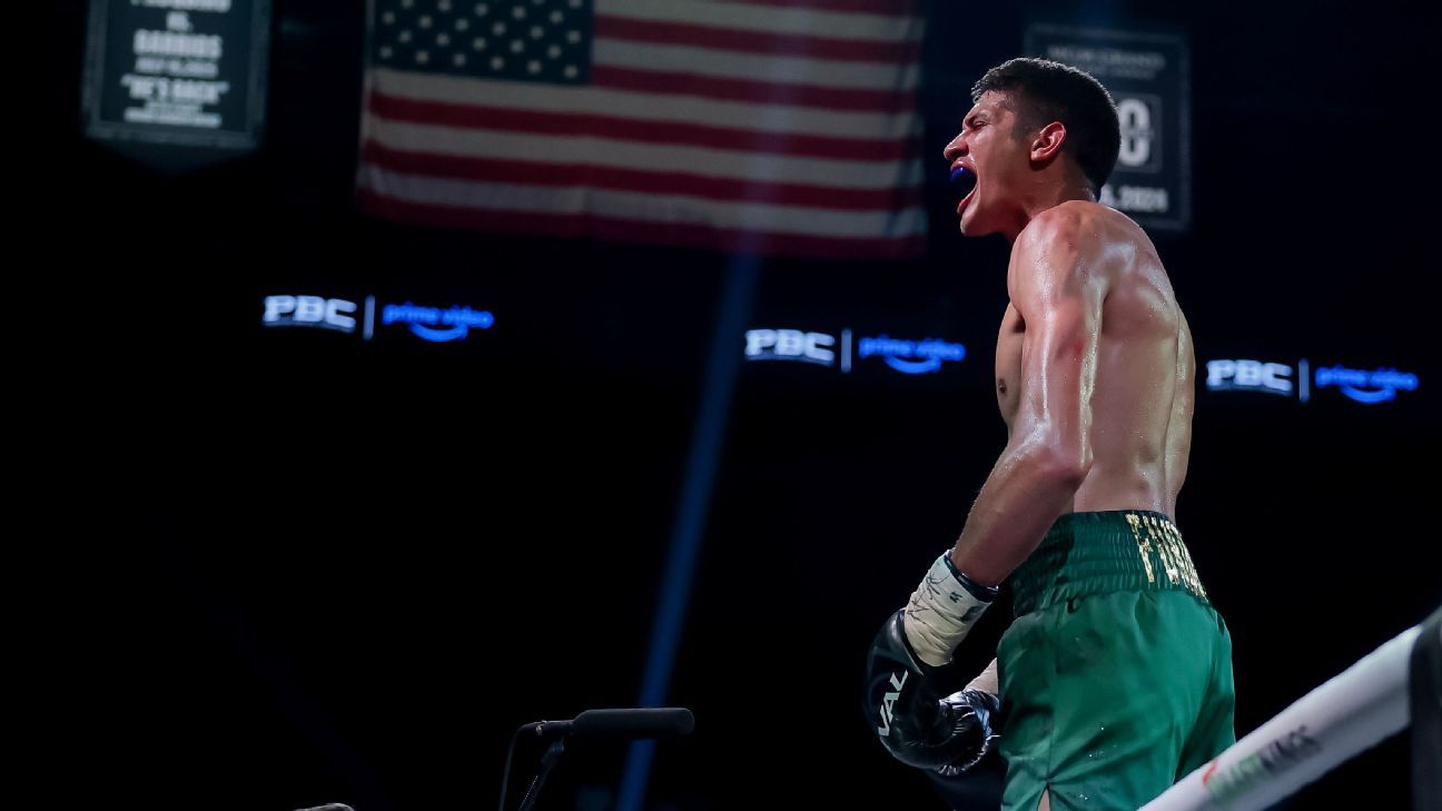 Sebastián Fundora defenderá su título contra Thurman, fuentes - ESPN