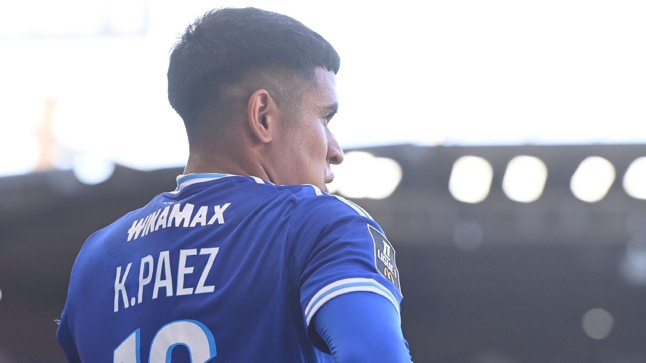 Kendry Páez, tras su primer gol con Racing de Estrasburgo: "Estoy para hacer muchas cosas" - ESPN