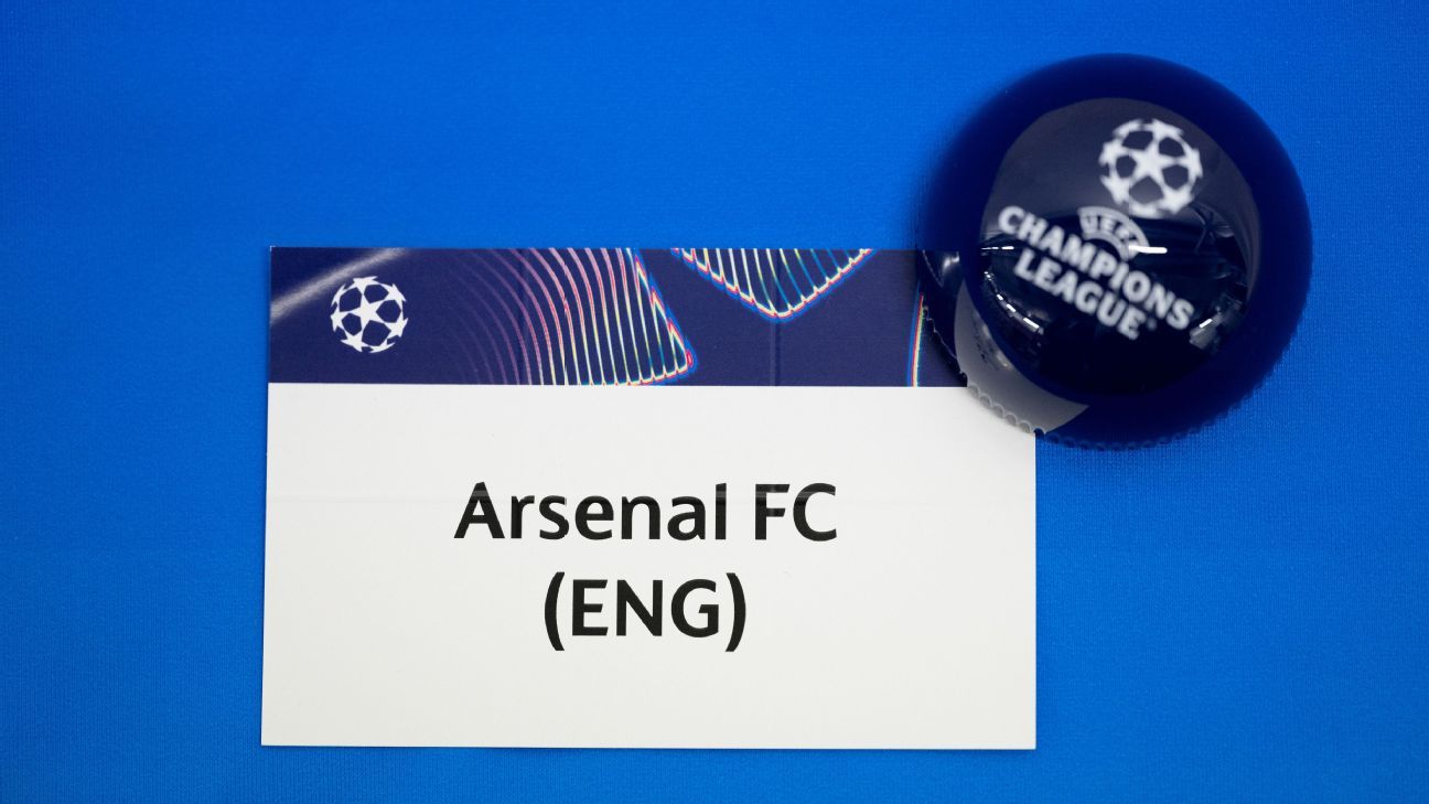 Arsenal's Champions League draw: Bayern, Inter, Atlético, more - ESPN