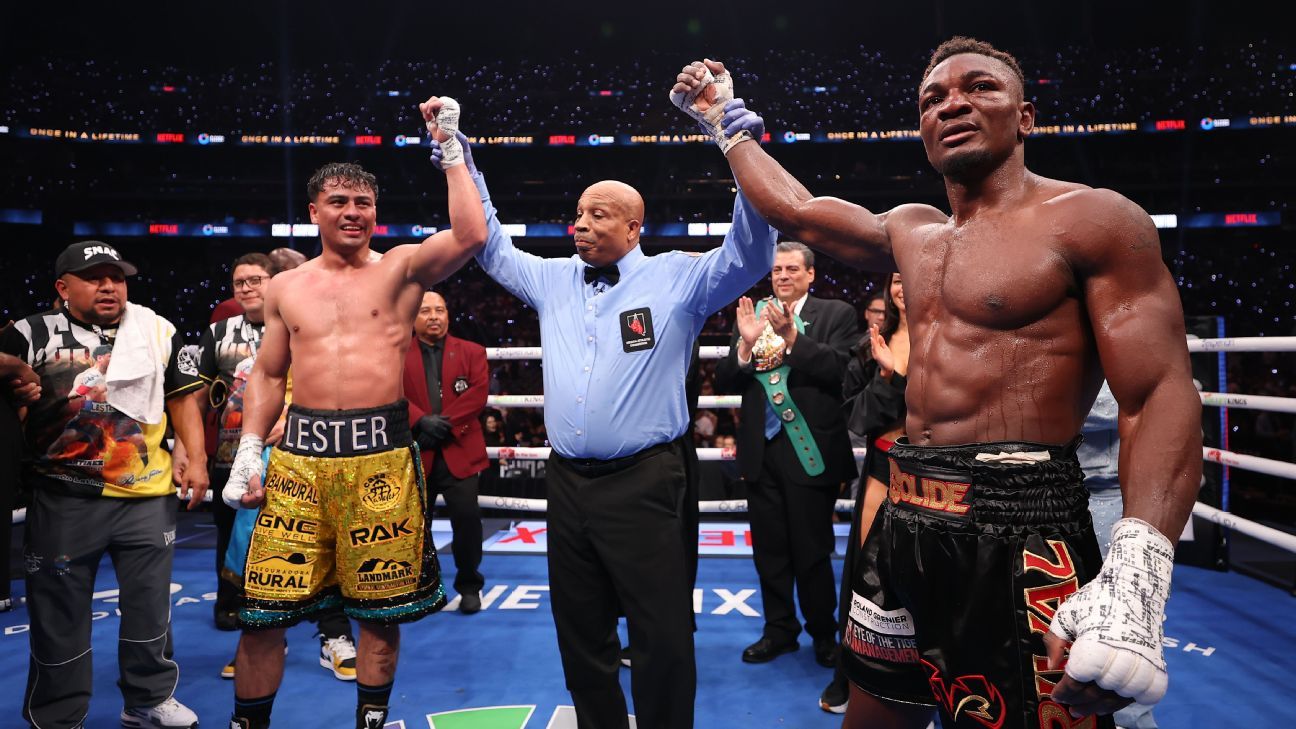 Lester Martínez empata por decisión dividida ante Christian Mbilli - ESPN