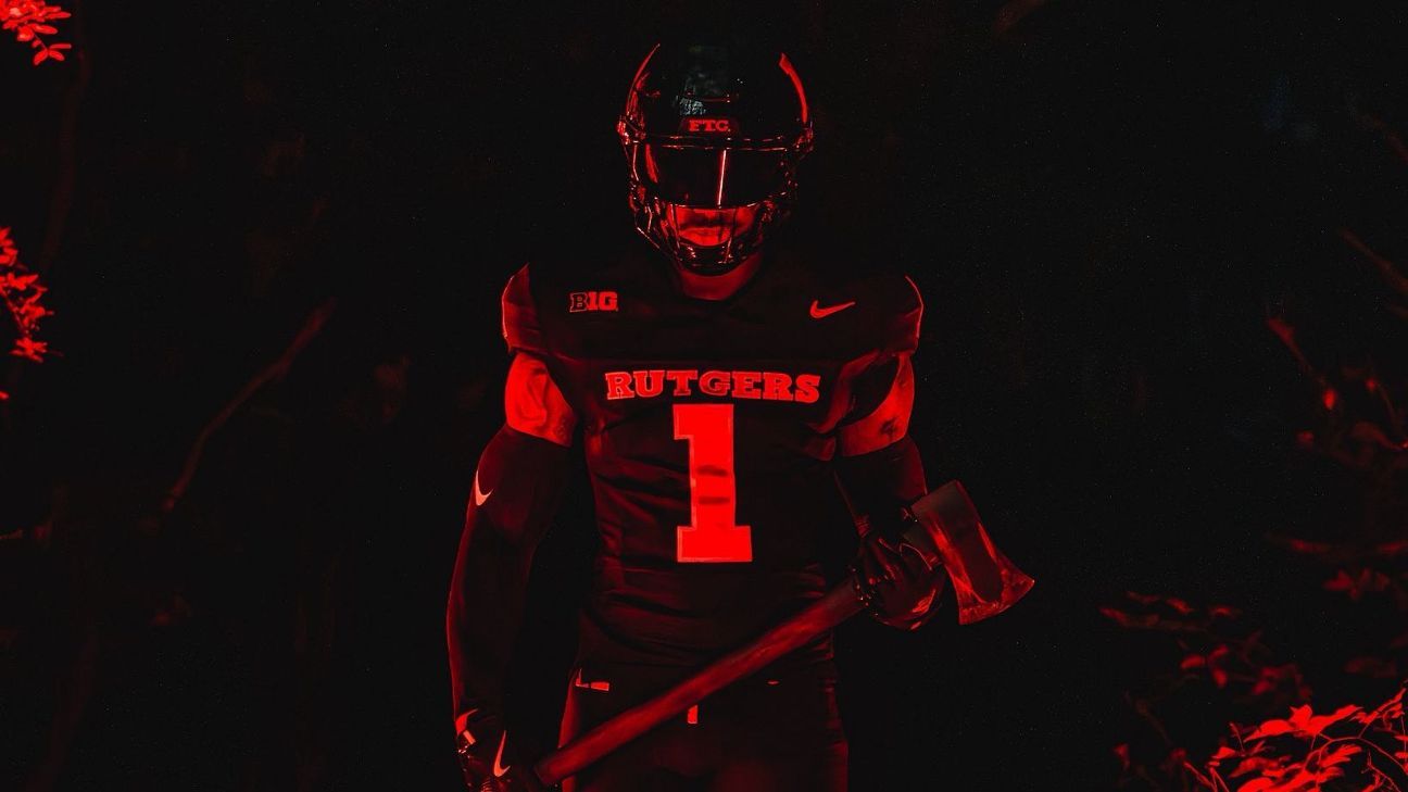 Rutgers' blackout threads lead best Week 4 college football uniforms - ESPN