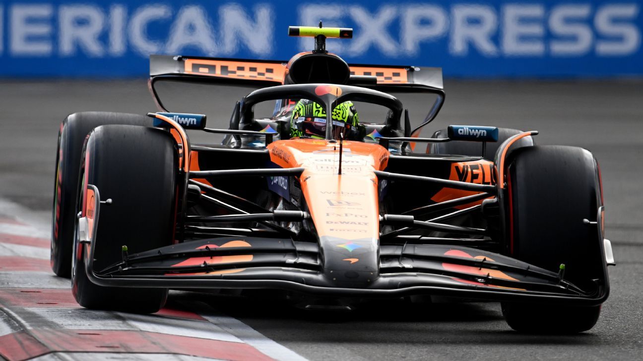 Lando Norris tops Azerbaijan GP final practice ahead of Verstappen - ESPN