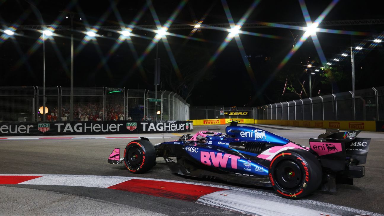 Franco Colapinto no pudo avanzar de Q1 en Singapur - ESPN