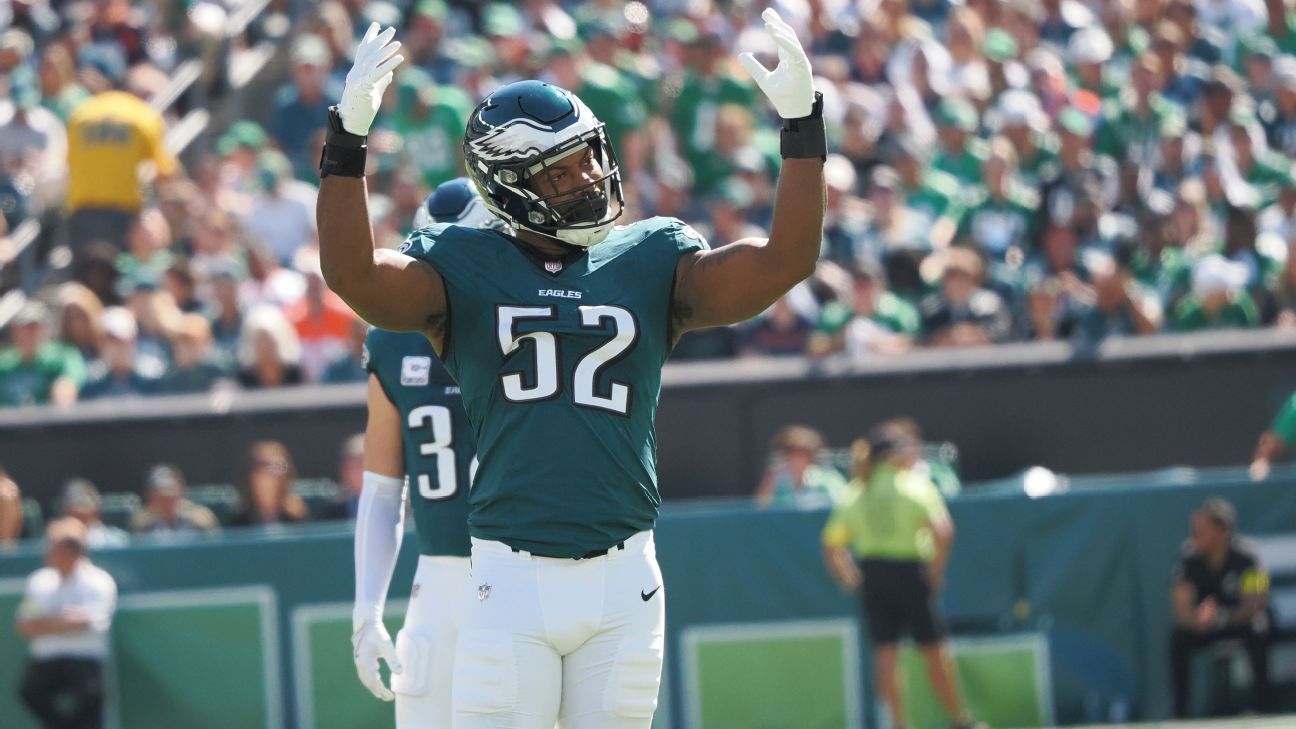 Eagles: cazamariscales Za'Darius Smith anunció su retiro - ESPN