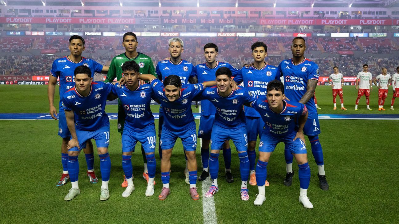 Cruz Azul vs Monterrey: alineaciones para la Jornada 15 - ESPN