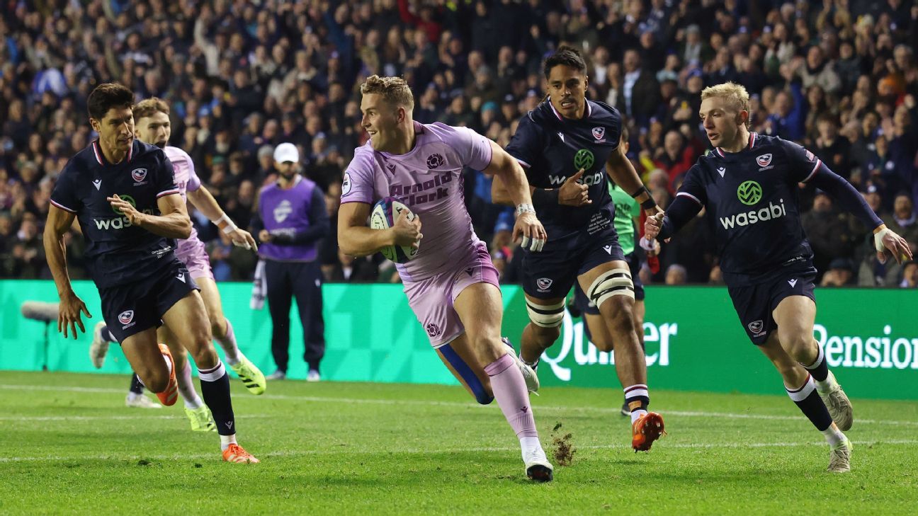 Scotland 85-0 USA: Scotland thrash USA with 13-try victory - ESPN