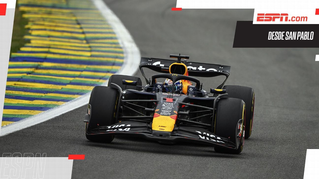 Max Verstappen llegó al podio de San Pablo desde los boxes - ESPN