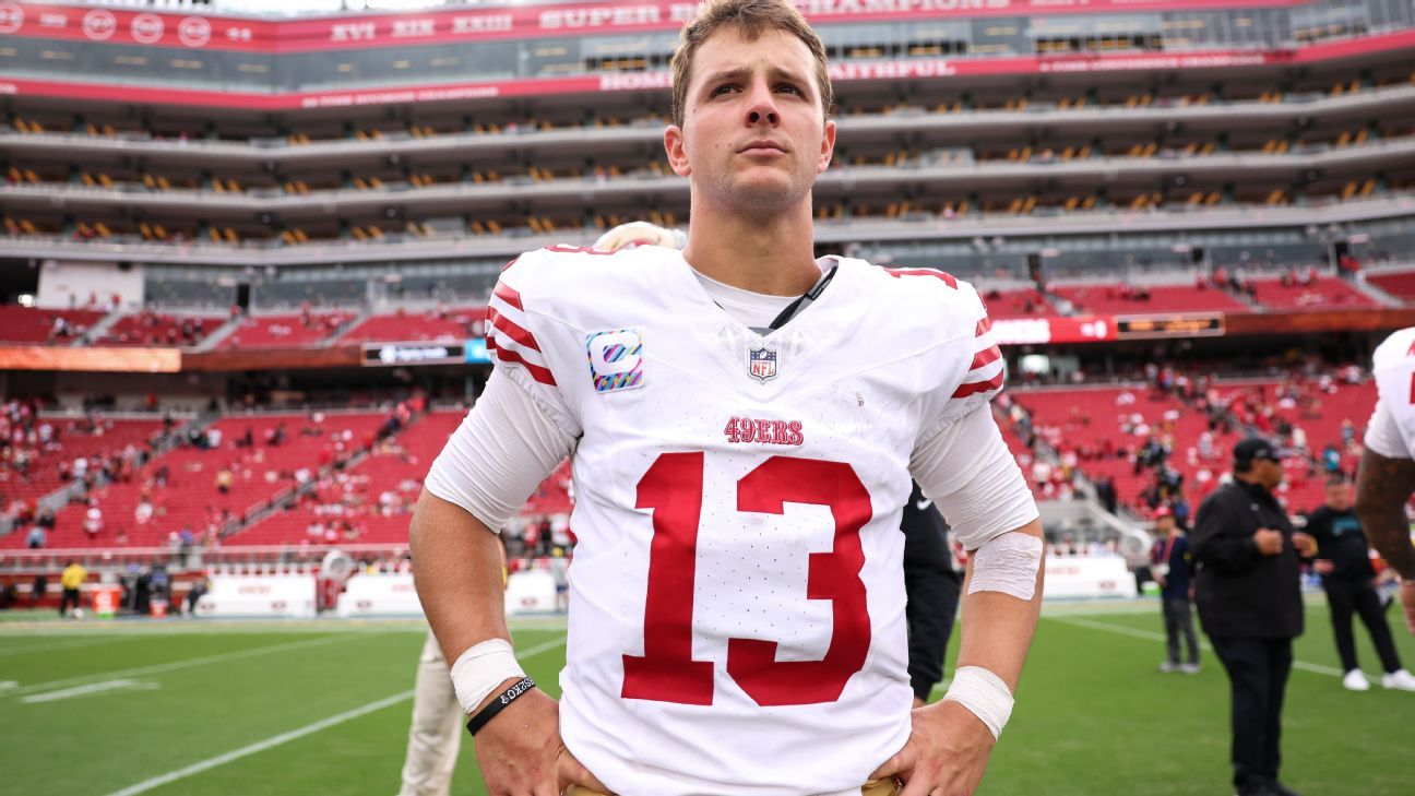 Brock Purdy listo para ser titular en la Semana 11 - ESPN