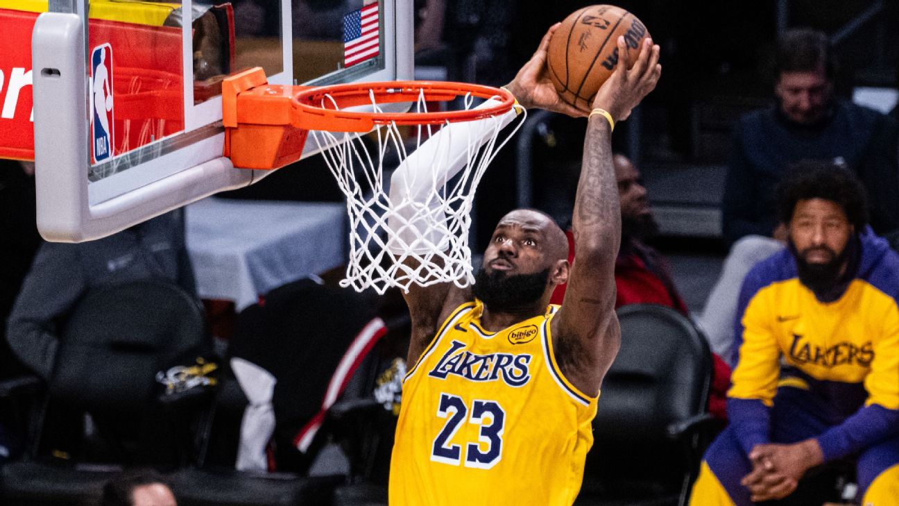 Fuentes: LeBron hará su debut de temporada ante Jazz - ESPN