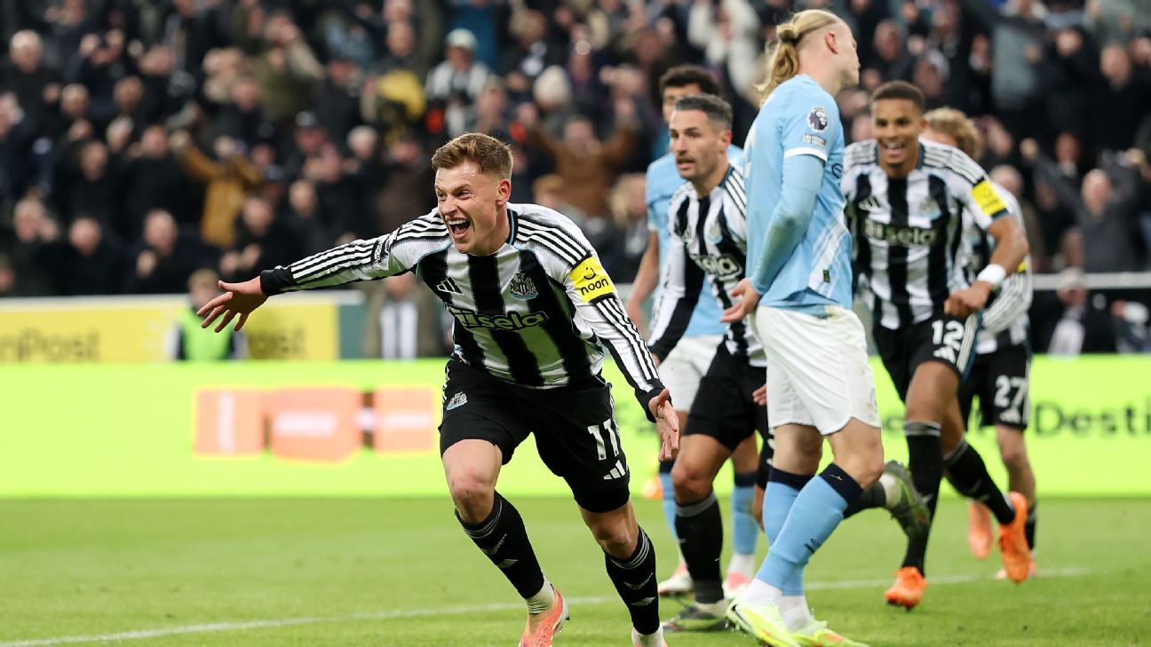 Newcastle derrotó a Manchester City en un partido vibrante en St James ...