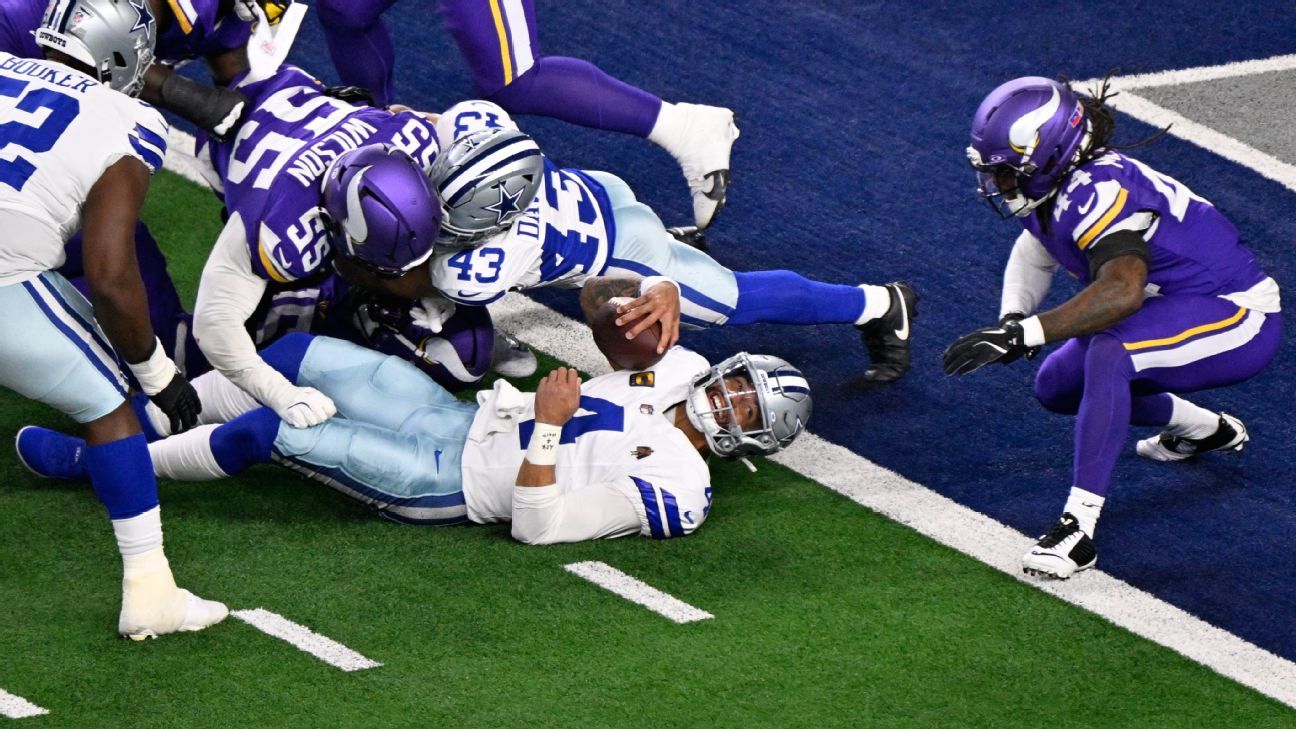Cowboys necesitan un milagro para llegar a playoffs tras derrota - ESPN