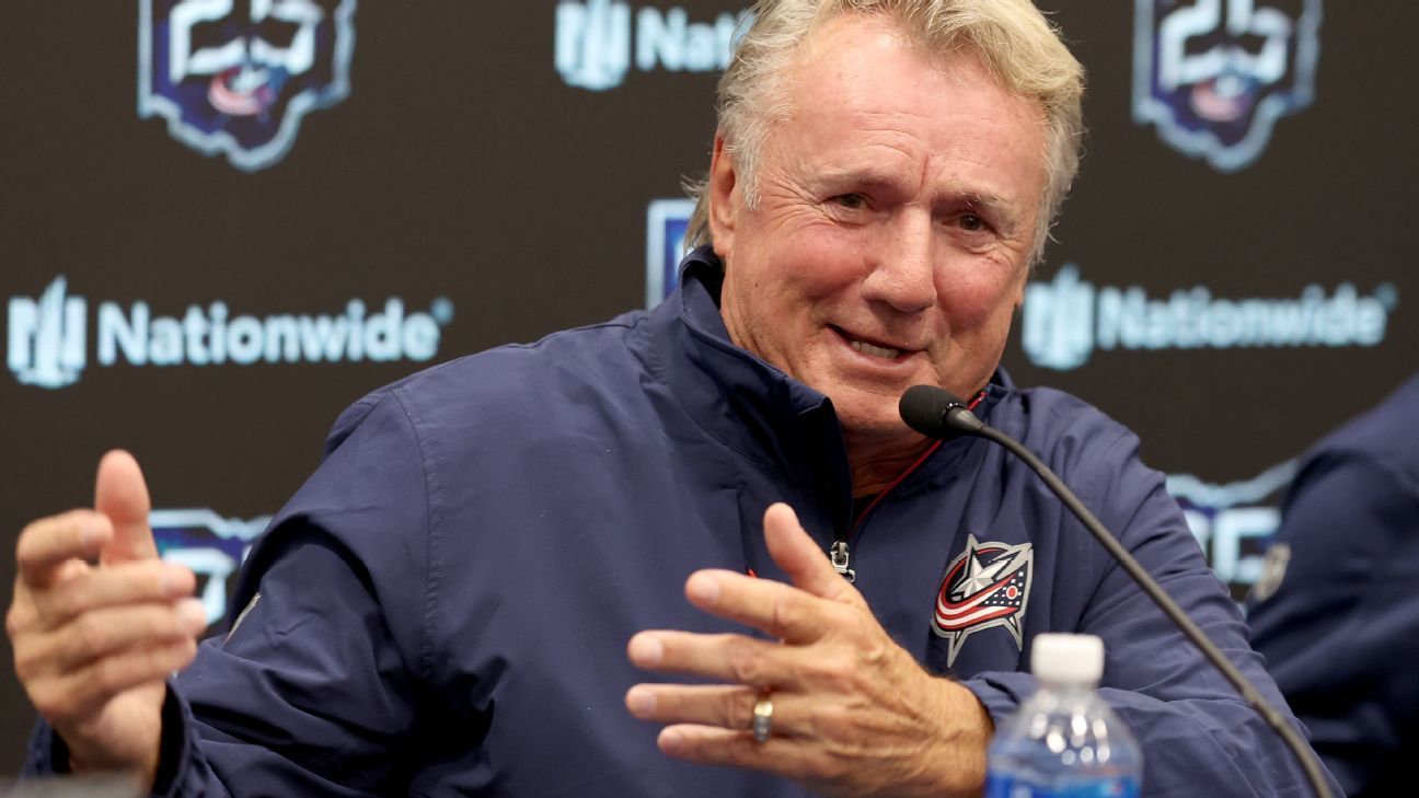 Healthy now, Rick Bowness, 70, thrilled to lead Blue Jackets - ESPN