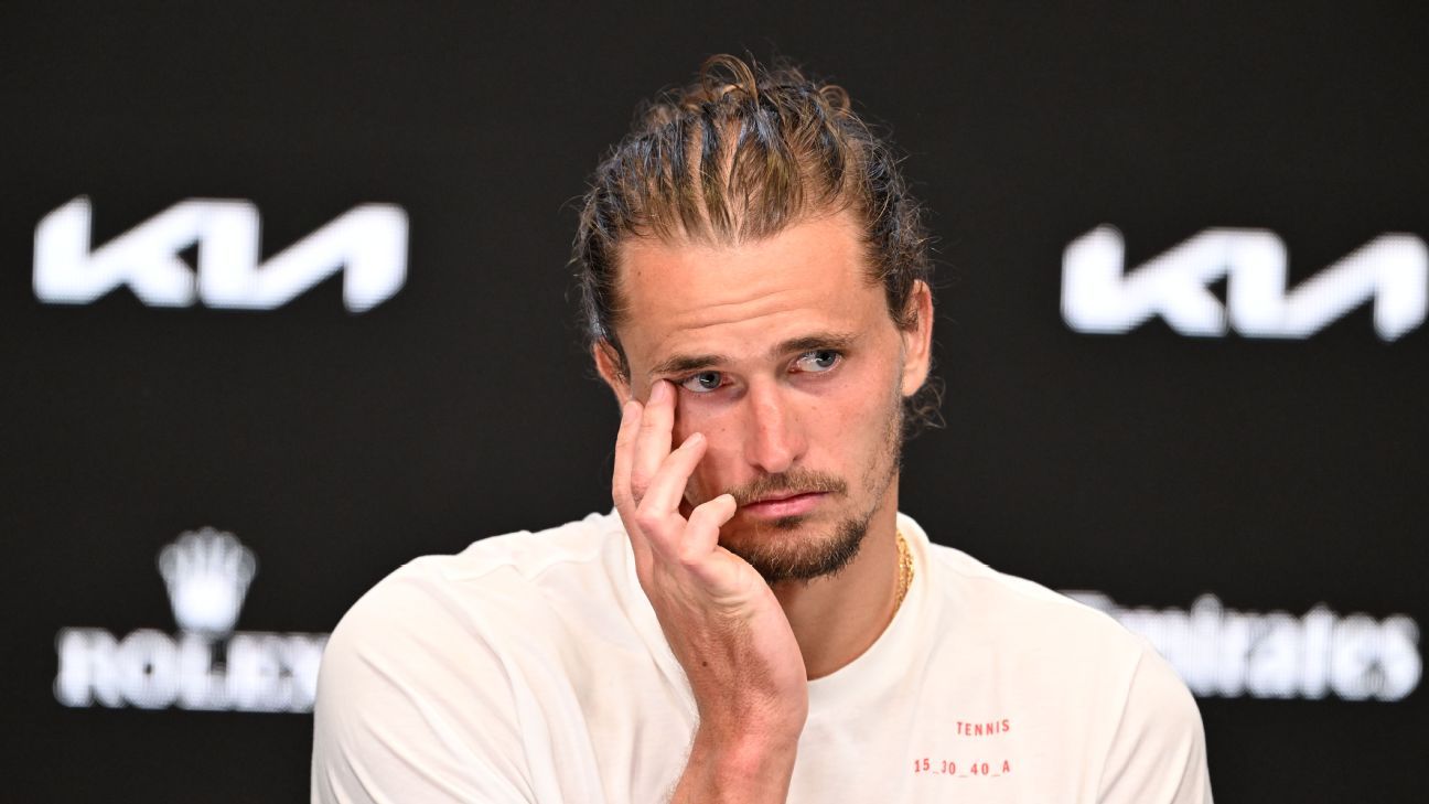 Memorioso Alexander Zverev con el momento más picante del Australian ...