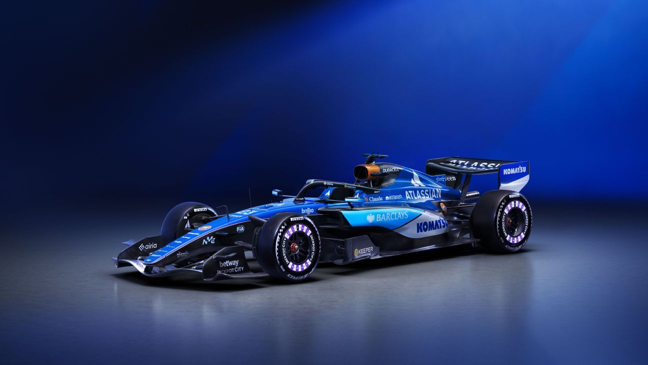 Williams reveal 2026 livery following delays to new car production - ESPN